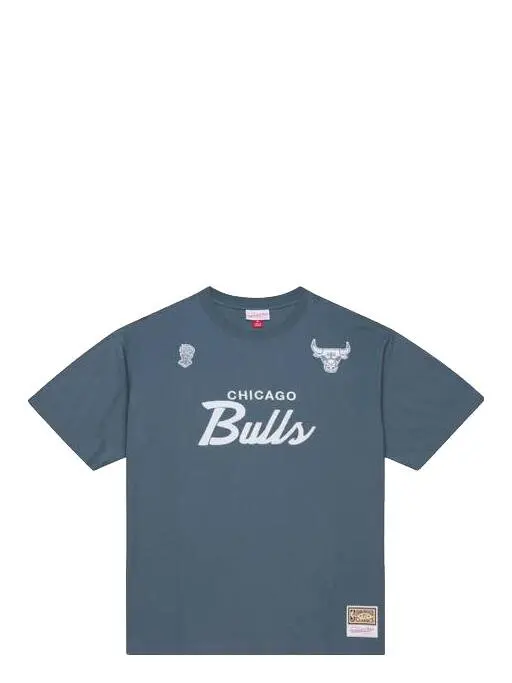 Mitchell & Ness Chicago Bulls Thunderstorm T-shirt - Blue