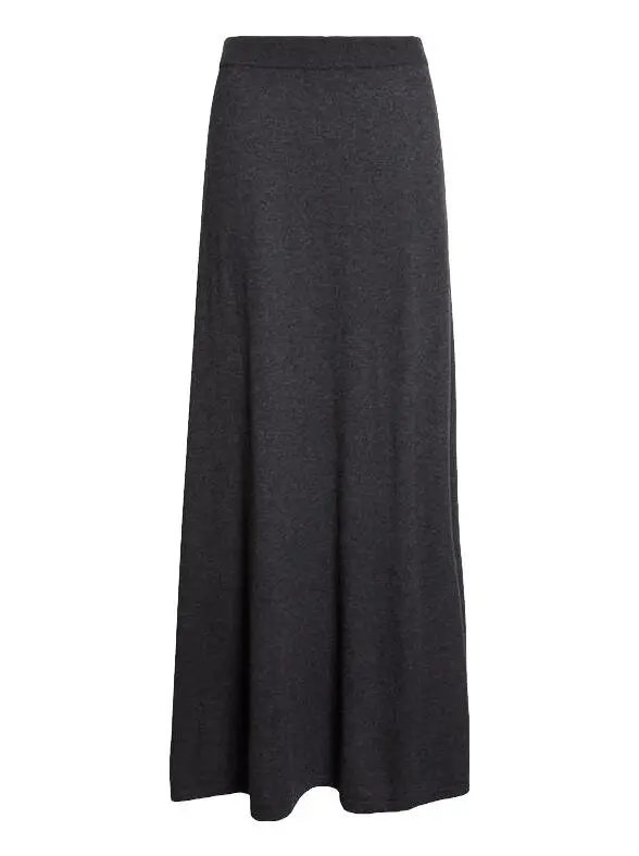 LISA YANG Adrienne Cotton & Cashmere Maxi Skirt - Eclipse