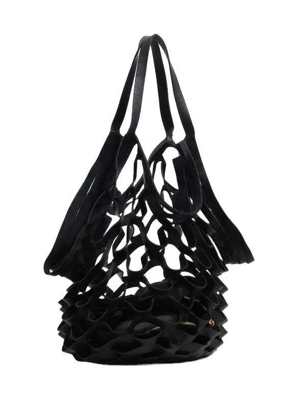 Bimba Y Lola Cala Leather Bag - Black