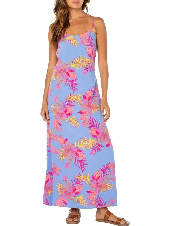 Roxy Skylar Tie Back Maxi Sundress - Cornflower