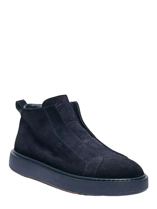 Santoni Victory High Top Slip-on Sneakers - Blue