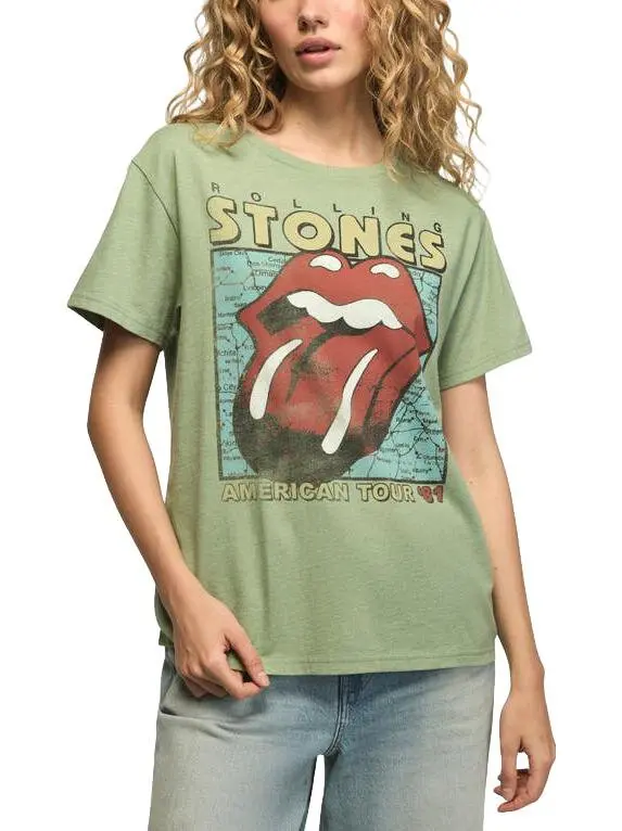 Lucky Brand Rolling Stones Graphic T-shirt - Basil