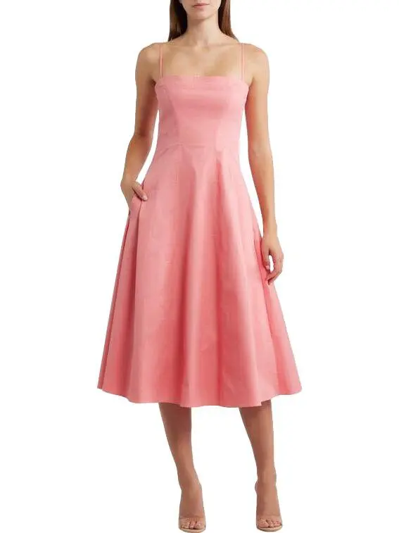 House Of Cb Dolly A-line Cocktail Dress - Raspberry