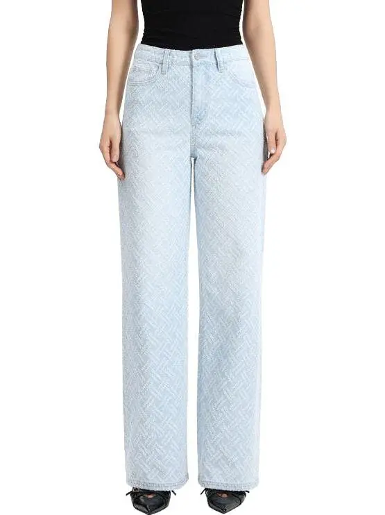 BAYEAS High Waist Straight Leg Jeans - Nebula