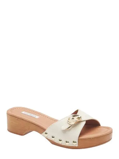 Steve Madden Fredi Platform Slide Sandal - Linen