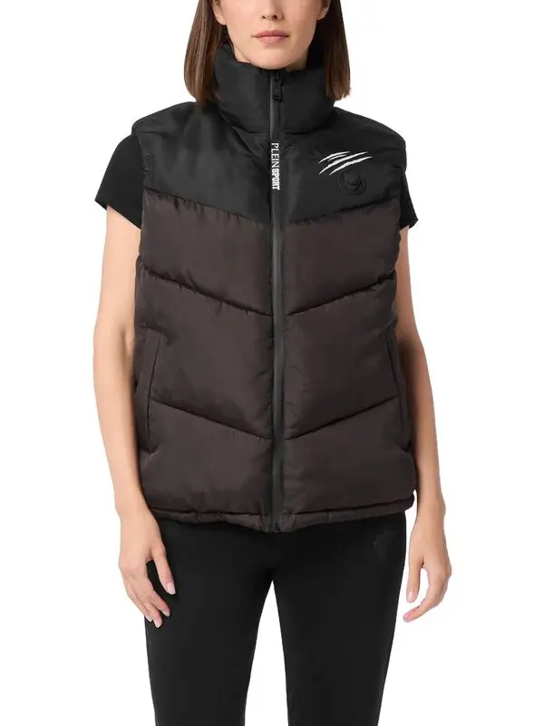 PLEIN SPORT Padded Vest Training - Black