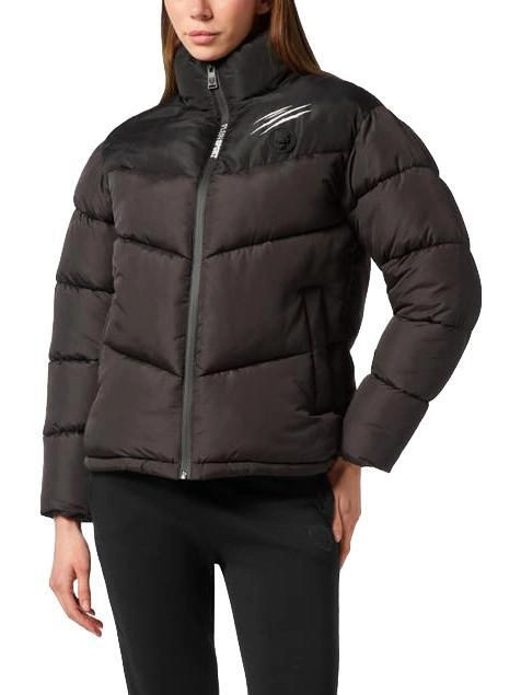 PLEIN SPORT Padded Bomber Jacket Training - Black