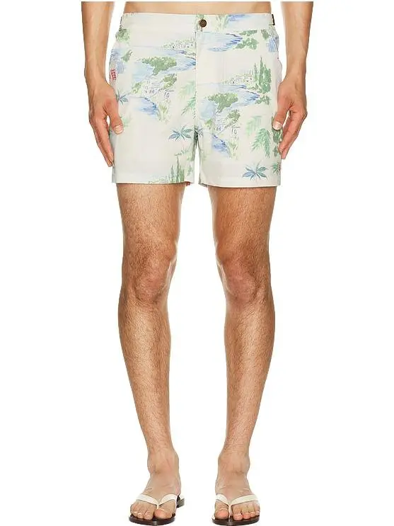 Marine Layer Tailored 5 Swim Trunks - Multi