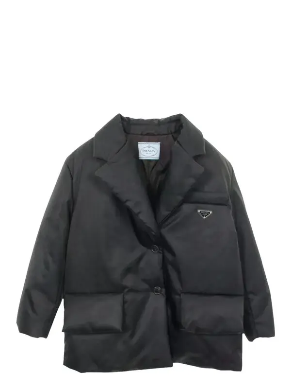 Prada Button-front Jacket - Black