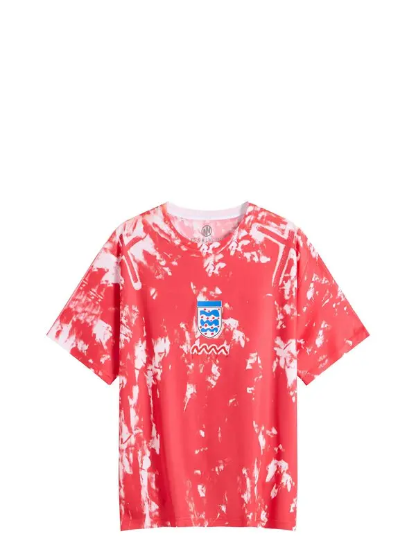 NAVINDER NANGLA Printed Crewneck T-shirt - Red