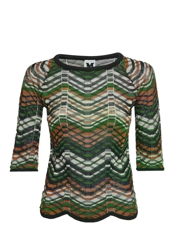 Missoni Scalloped Sweater - Black