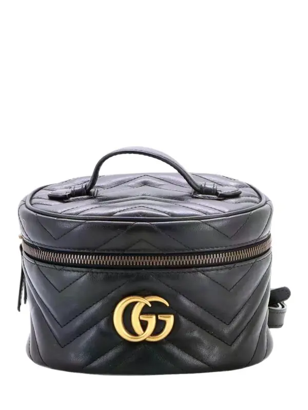 Gucci Gg Marmont Mini Backpack - Black