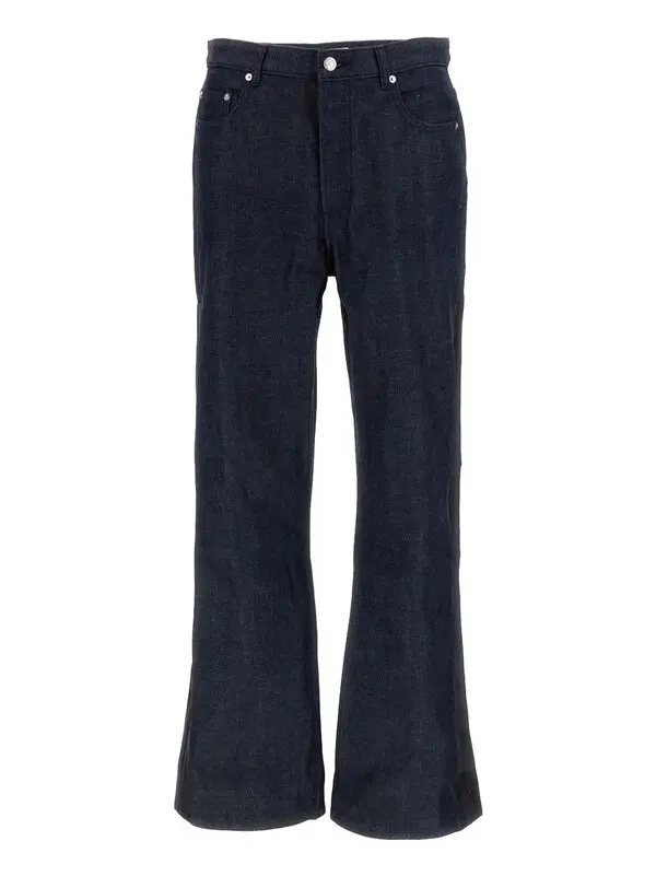A.p.c. X Fragment Structured Cotton-denim Jeans - Blue