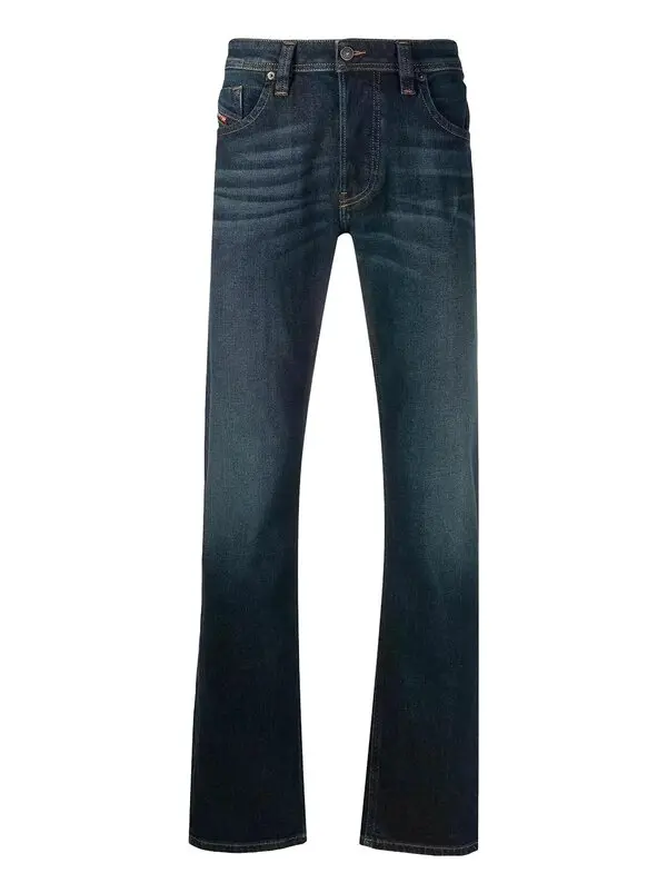 DIESEL® Straight Leg Dark Wash Jeans - Blue