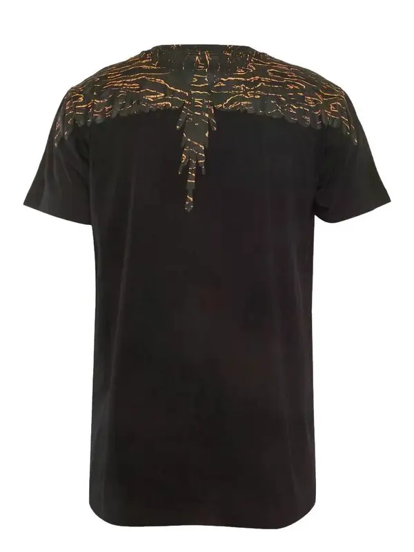 COUNTY OF MILAN X Marcelo Burlon Wings-print Cotton T-shirt - Black