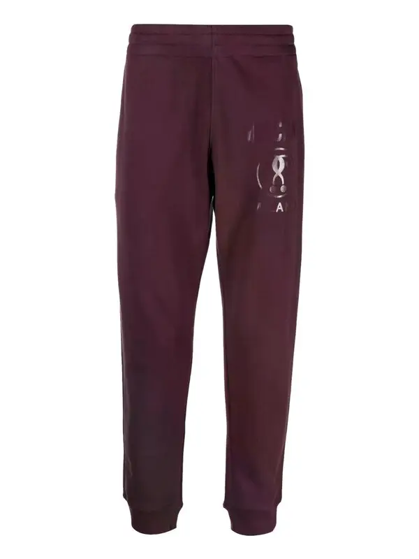 Moschino Logo-print Cotton Track Pants - Red
