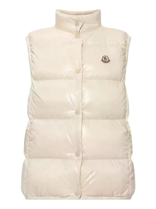 Moncler Badia Quilted Gilet - Neutrals