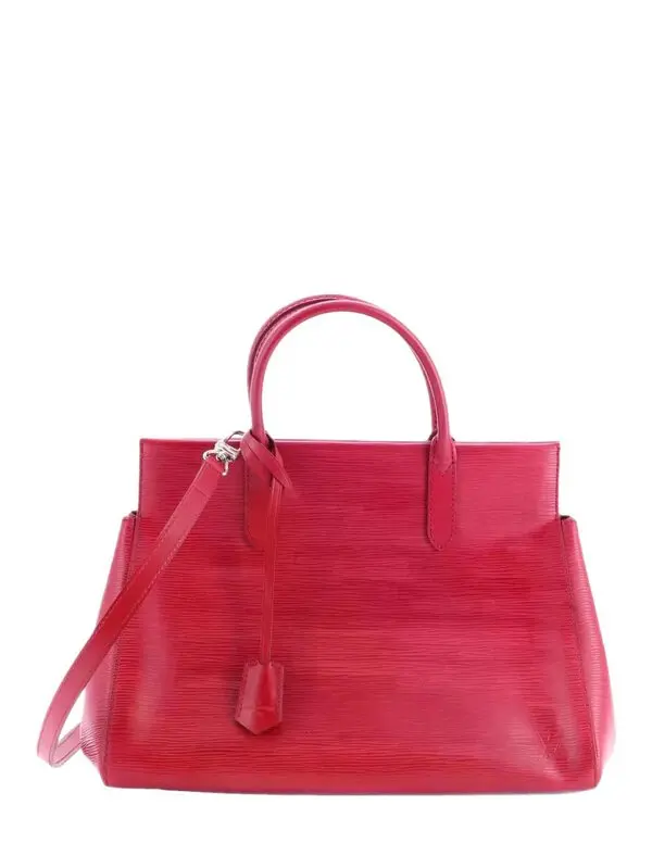 LOUIS VUITTON Epi Leather Marly Satchel - Red