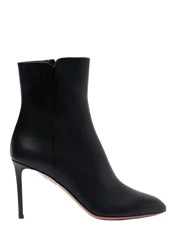 AQUAZZURA Sellier Ankle Boots - Black