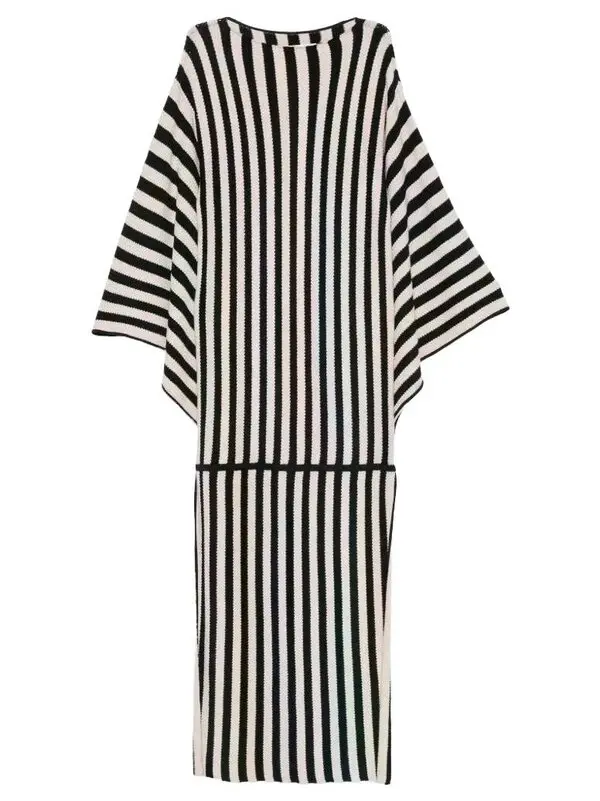 BY MALENE BIRGER Gerta Stripe-print Maxi Dress - Black