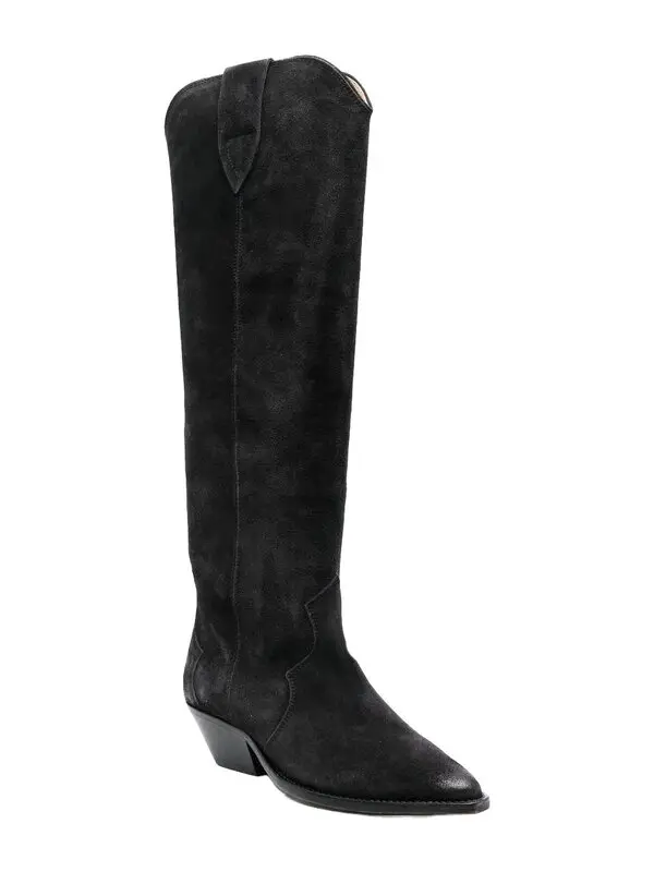 Isabel Marant Étoile Denvee Suede Boots - Black
