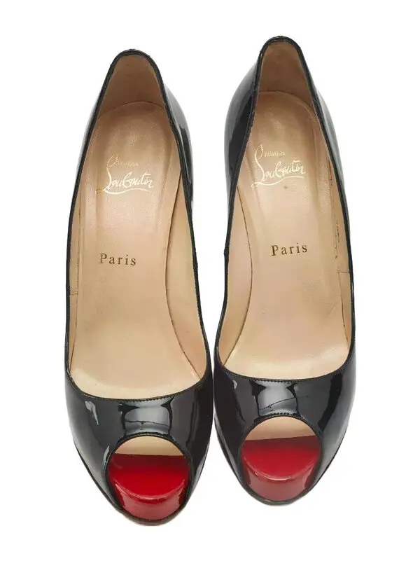 CHRISTIAN LOUBOUTIN Peep-toe Pumps - Black