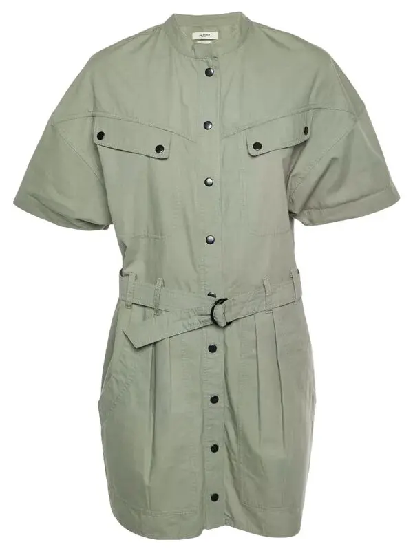 MARANT ETOILE Zolina Midi Dress - Green