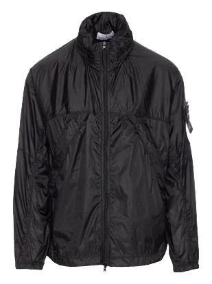 Stone Island Logo Patch Zip-up Jacket - Leaden