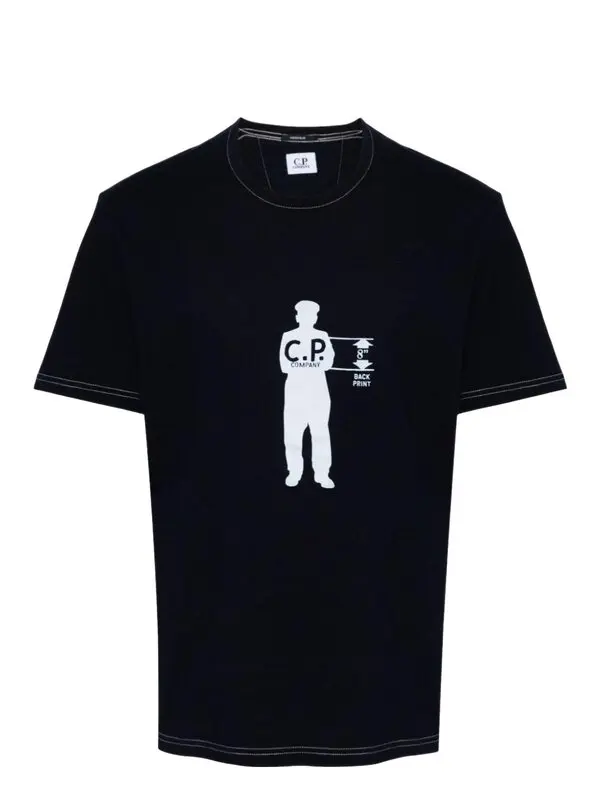 C.P. COMPANY Short-sleeved T-shirt - Blue