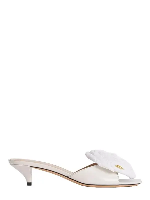 Dior Aurore Heeled Sandal - White