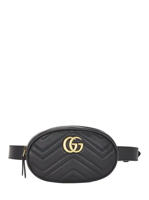 Gucci Gg Marmont Belt Bag - Black