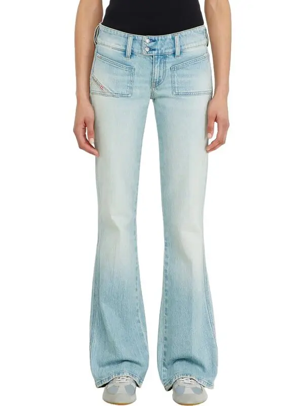 DIESEL® Bootcut Low Waist Jeans - Blue