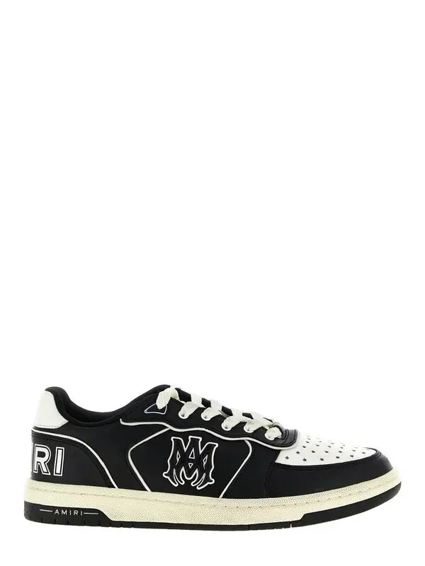Amiri Newport Leather Sneakers - White 1