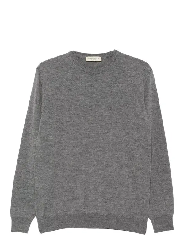 SERGIO MORETTI FIRENZE Crew Neck Sweater - Grey