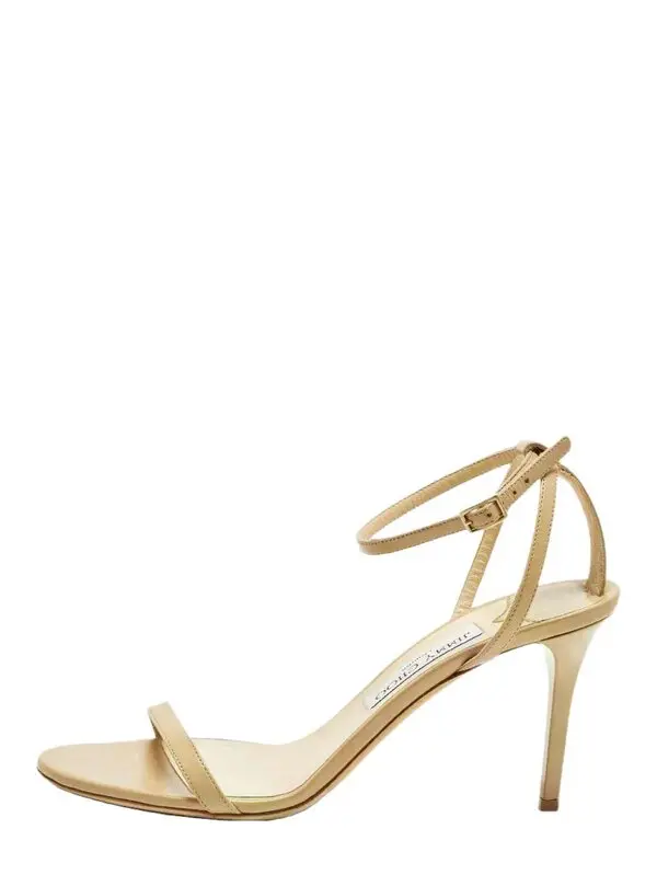 JIMMY CHOO Minny Ankle Strap Sandals - Neutrals
