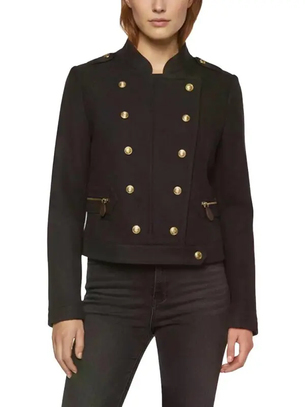 Burberry Rayneton Double-breasted Military Jacket - Blue