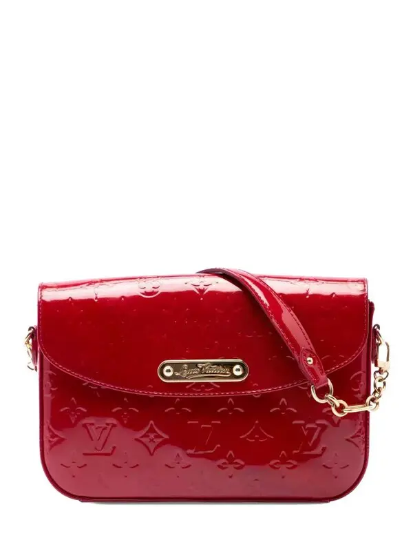 LOUIS VUITTON Monogram Vernis Rodeo Drive Shoulder Bag - Red