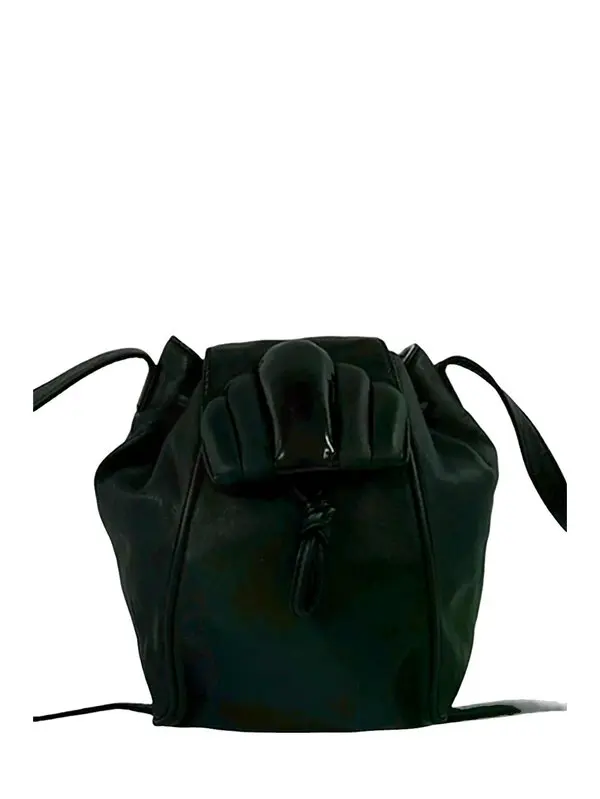 Loewe Leather Bucket Bag - Black