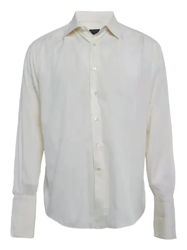 LANVIN Cotton Twill Shirt - Neutrals