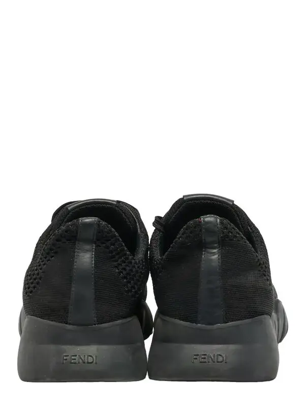 Fendi Bag Bug Knit Sneakers - Black