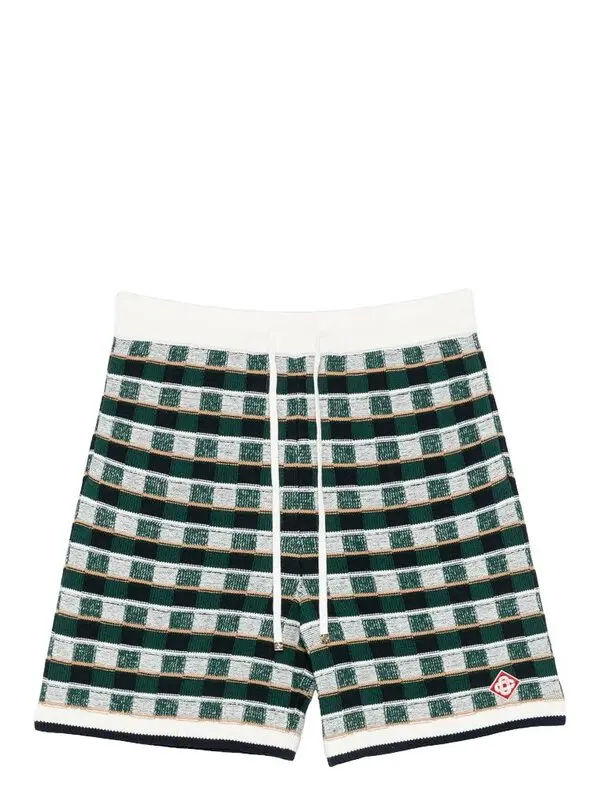 Casablanca Mosaic Knit Shorts - Multi
