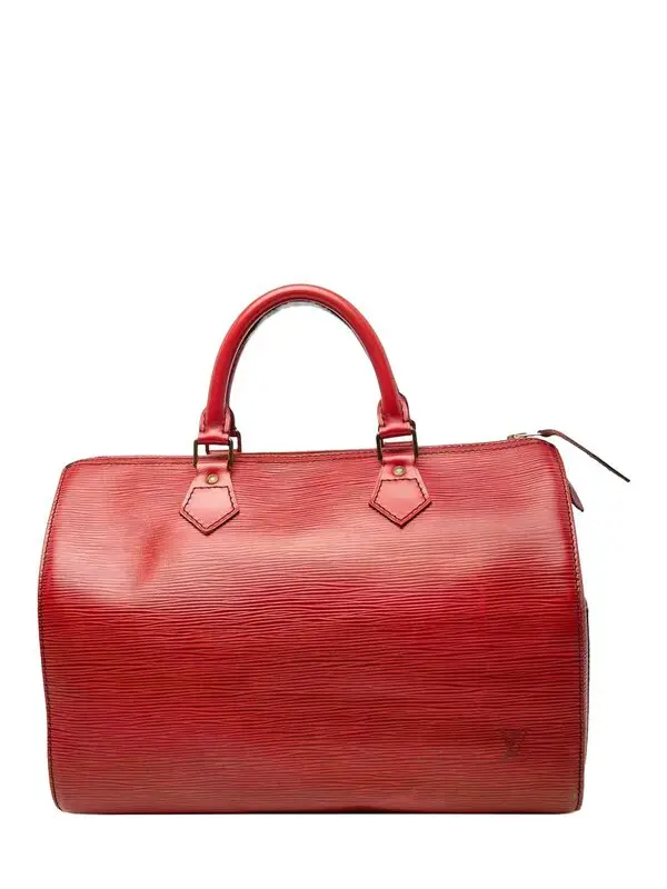 LOUIS VUITTON Epi Speedy 30 Boston Bag - Red