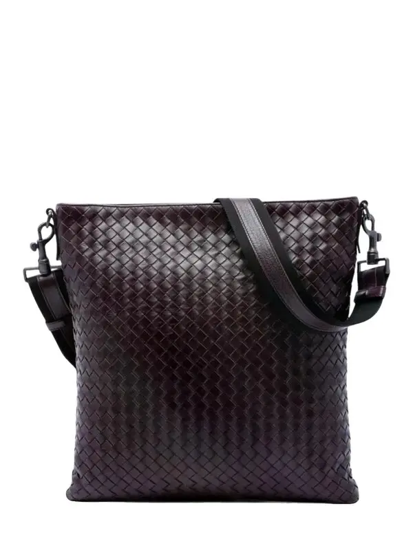 Bottega Veneta Nappa Intrecciato Vn Crossbody Bag - Brown