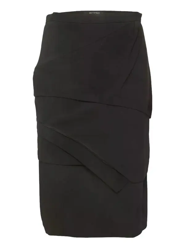 Etro Layered Pencil Skirt - Black