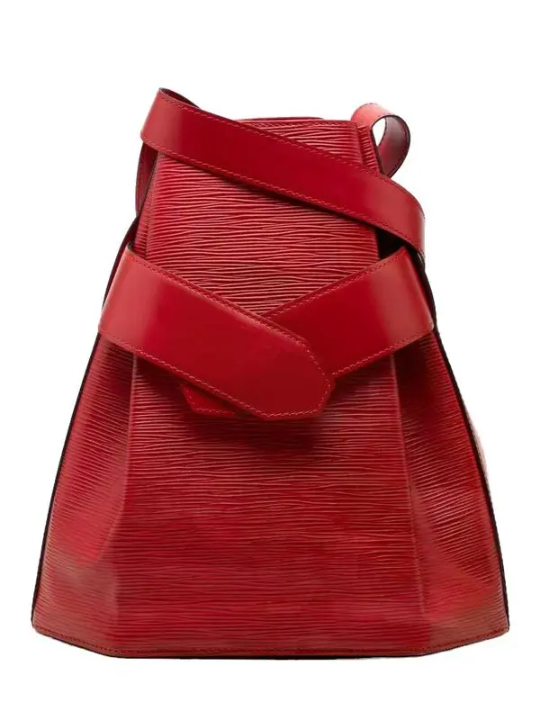 LOUIS VUITTON Epi Sac D'epaule Pm Bucket Bag - Red