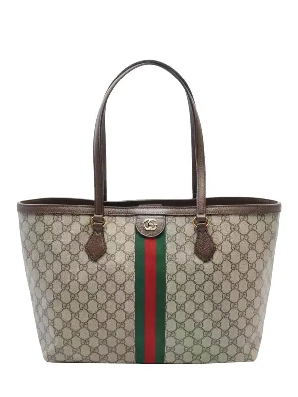 Gucci Ophidia Gg Supreme Web Tote Bag - Neutrals