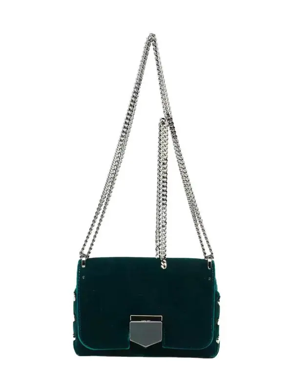 JIMMY CHOO Lockett Shoulder Bag - Green
