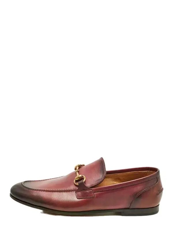 Gucci Jordaan Horsebit Loafers - Brown