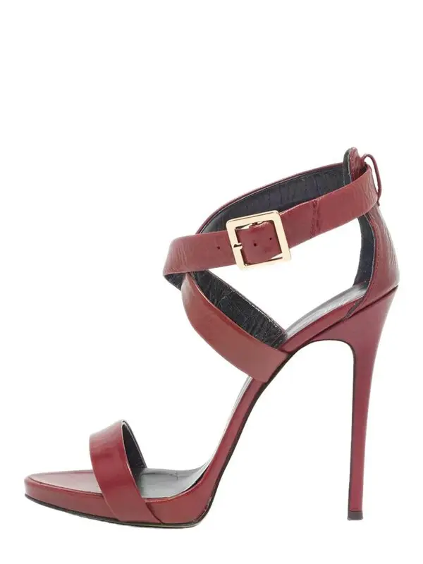 GIUSEPPE ZANOTTI Bellis Ankle Strap Sandals - Red
