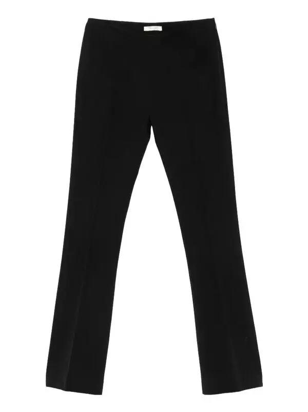 THE ROW Fabien Pressed-crease Trousers - Black